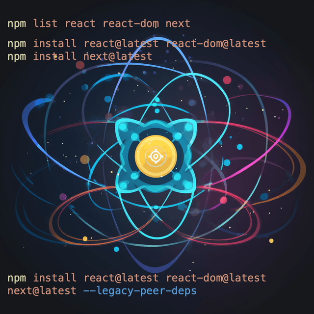 React와 Next.js 업그레이드 방법: React 19 호환성 확인 및 의존성 충돌 해결 가이드 | Next.js & React: 웹 개발 센터