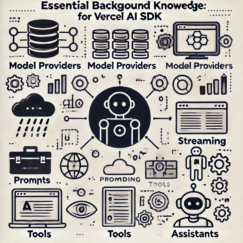 버셀 AI SDK 사용을 위한 필수 배경 지식: 제공자와 모델, 프롬프트, 스트리밍, 도구와 어시스턴트 | Next.js ...