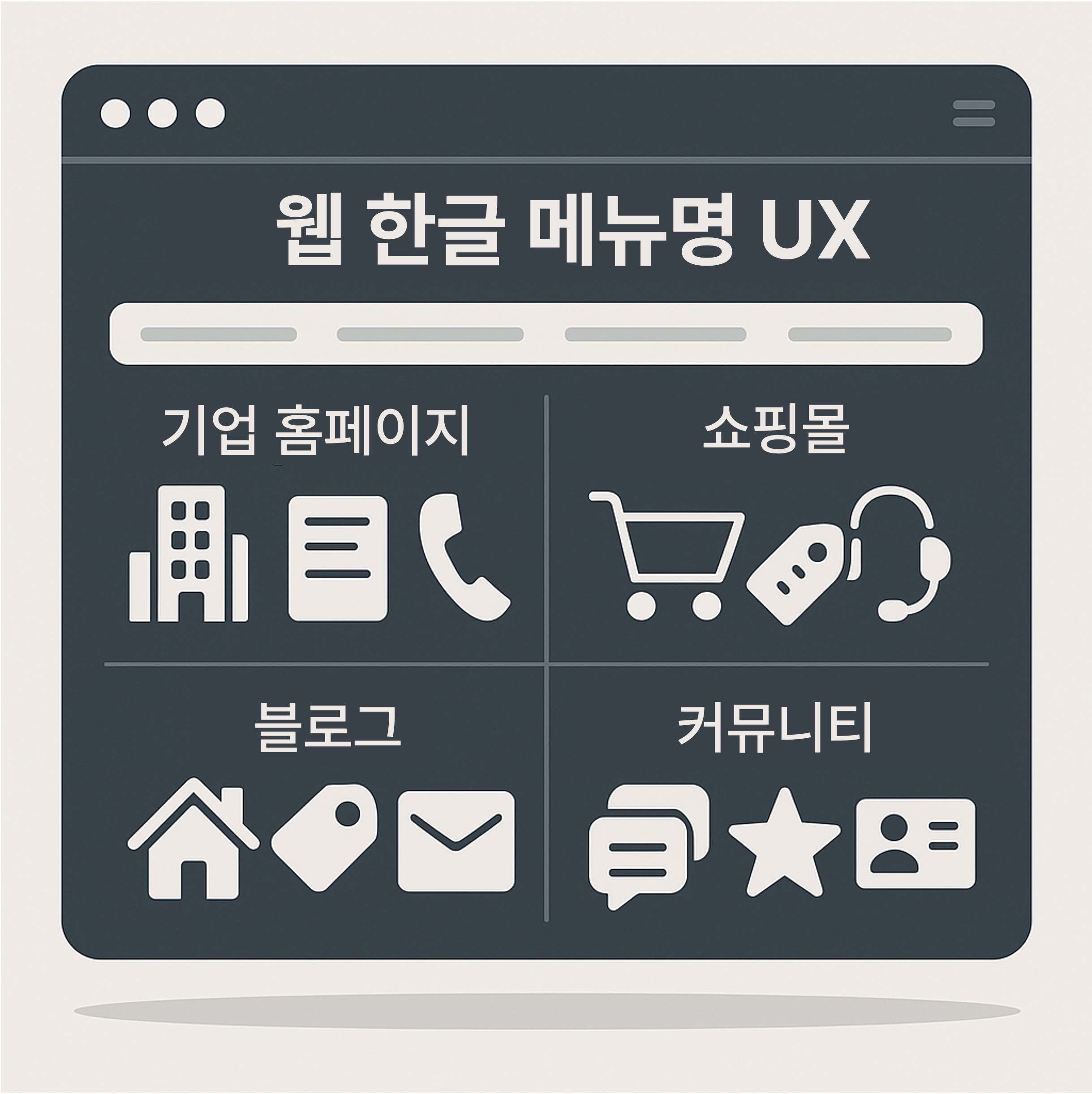 웹사이트 메뉴 Ux 한글 메뉴명으로 사용자 만족도를 높이는 비결 Nextjs And React 웹 개발 센터